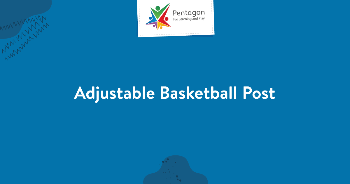 Adjustable Basketball Post | Pentagon Play