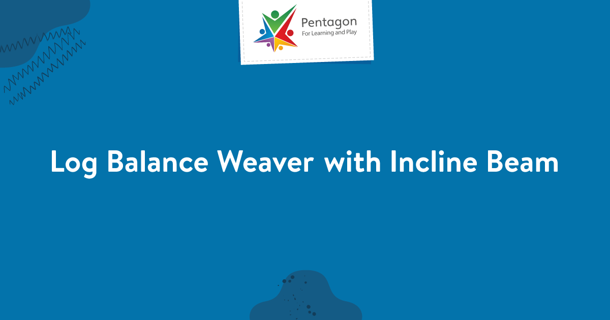 Log Balance Weaver with Incline Beam | Pentagon Play