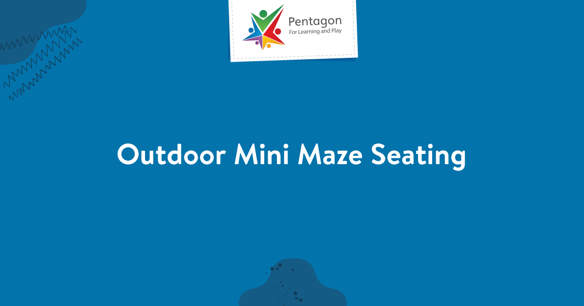 Outdoor Mini Maze Seating | Pentagon Play