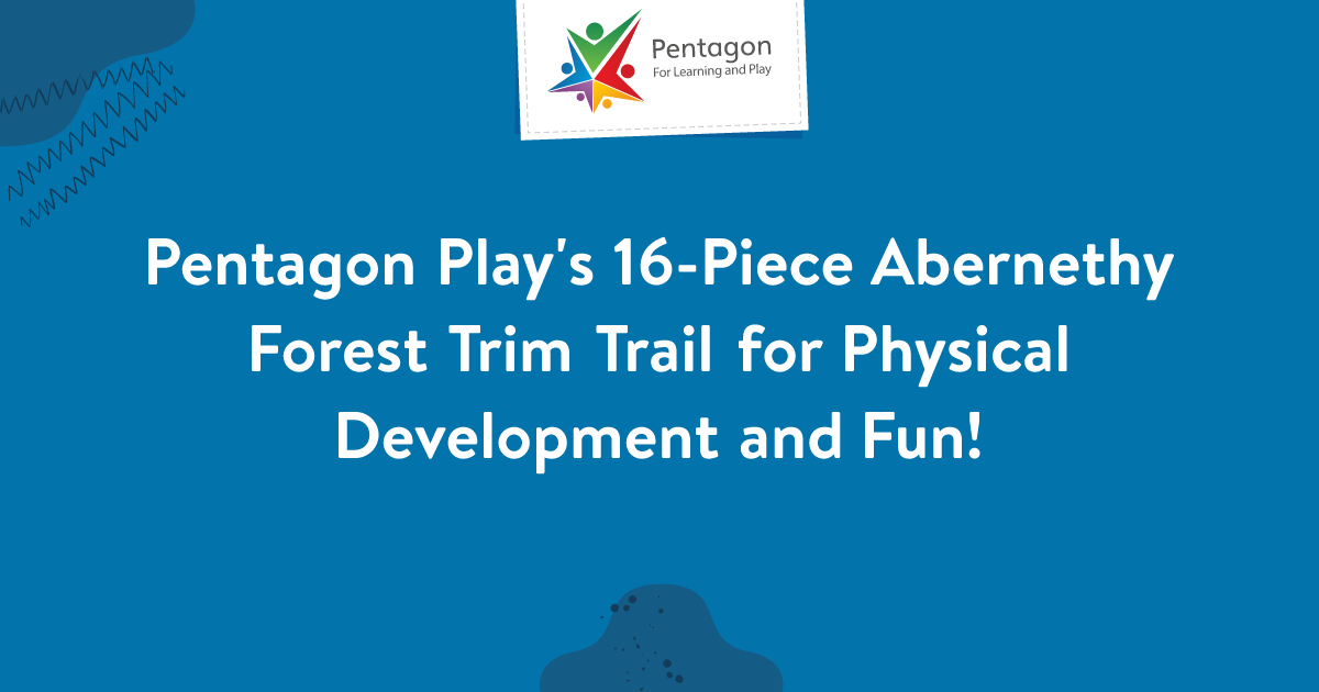 Pentagon Play's 16-Piece Abernethy Forest Trim Trail for Physical ...
