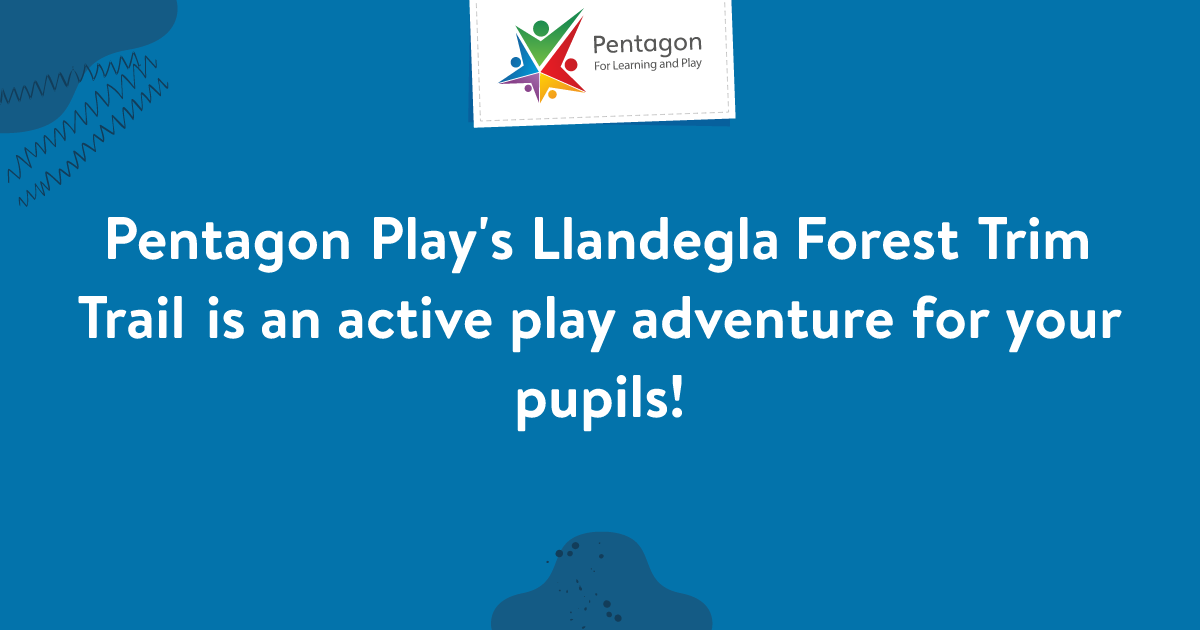 Pentagon Play's Llandegla Forest Trim Trail is an active play adventure ...