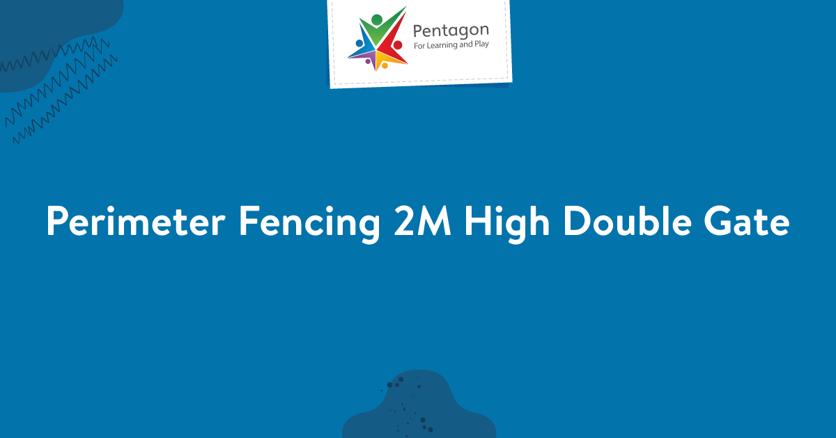 Perimeter Fencing 2M High Double Gate | Pentagon Play