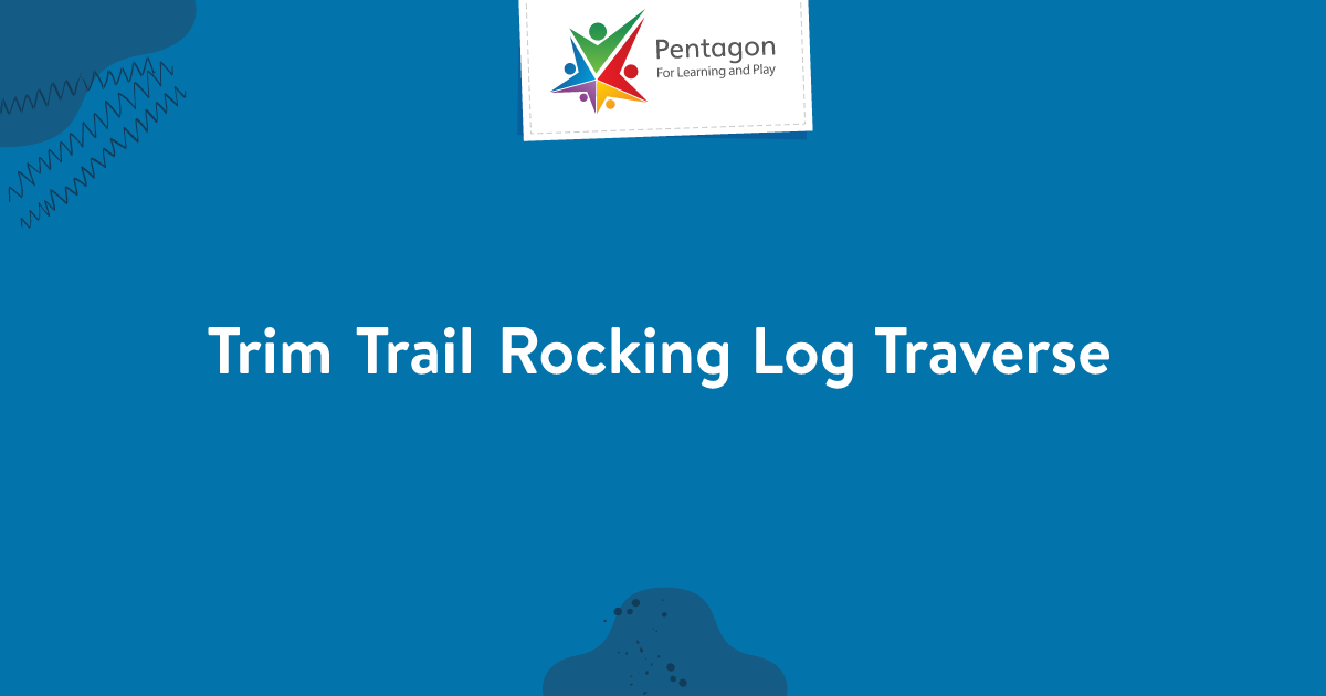 Trim Trail Rocking Log Traverse | Pentagon Play