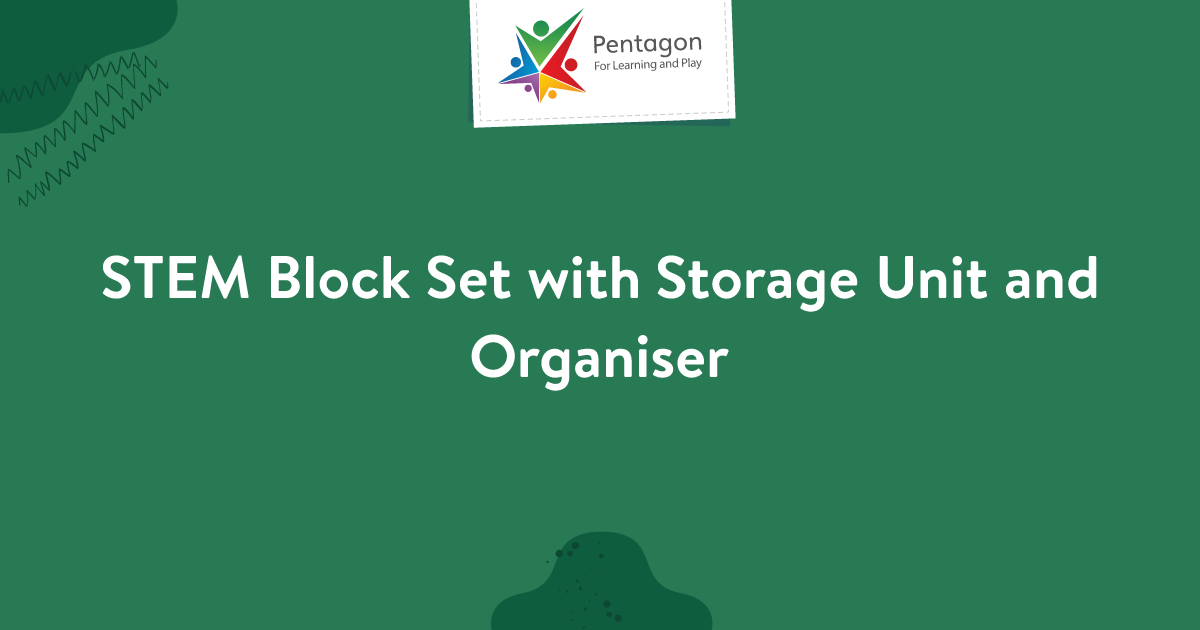 STEM Block Set with Storage Unit and Organiser | Pentagon Play