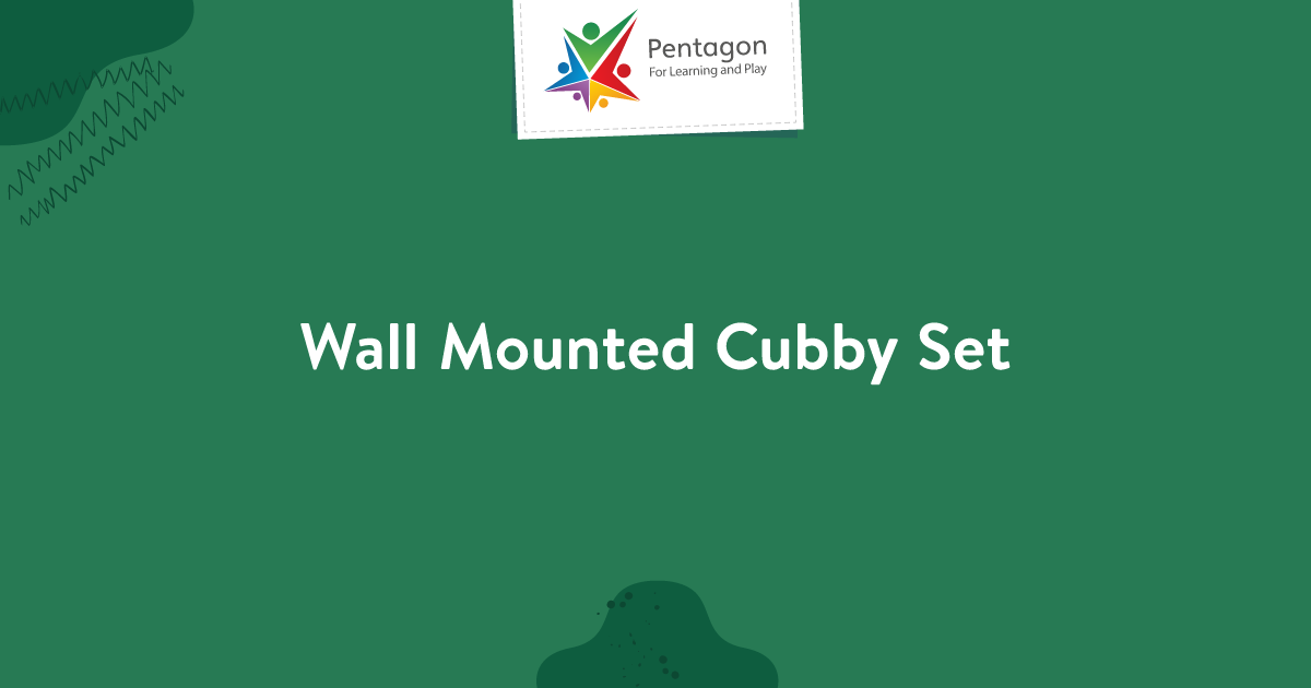 Wall Mounted Cubby Set | Pentagon Play